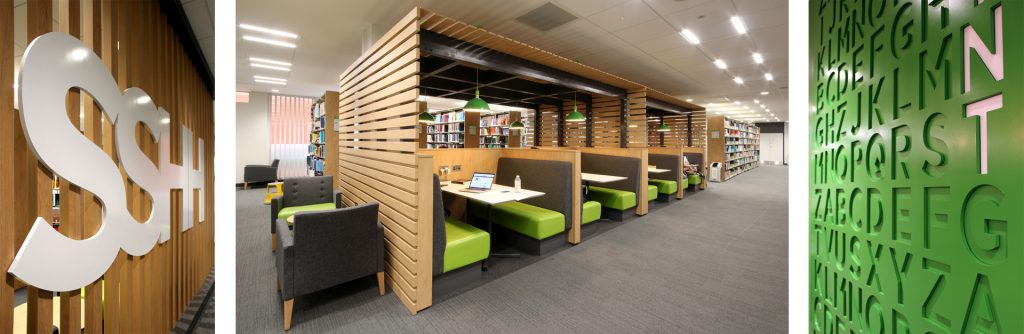 Salford University Library Featured in MIX Interiors - Fuse Studios Limited