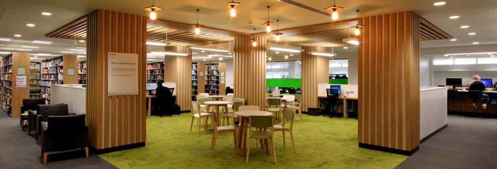 Salford University Library Featured in MIX Interiors - Fuse Studios Limited